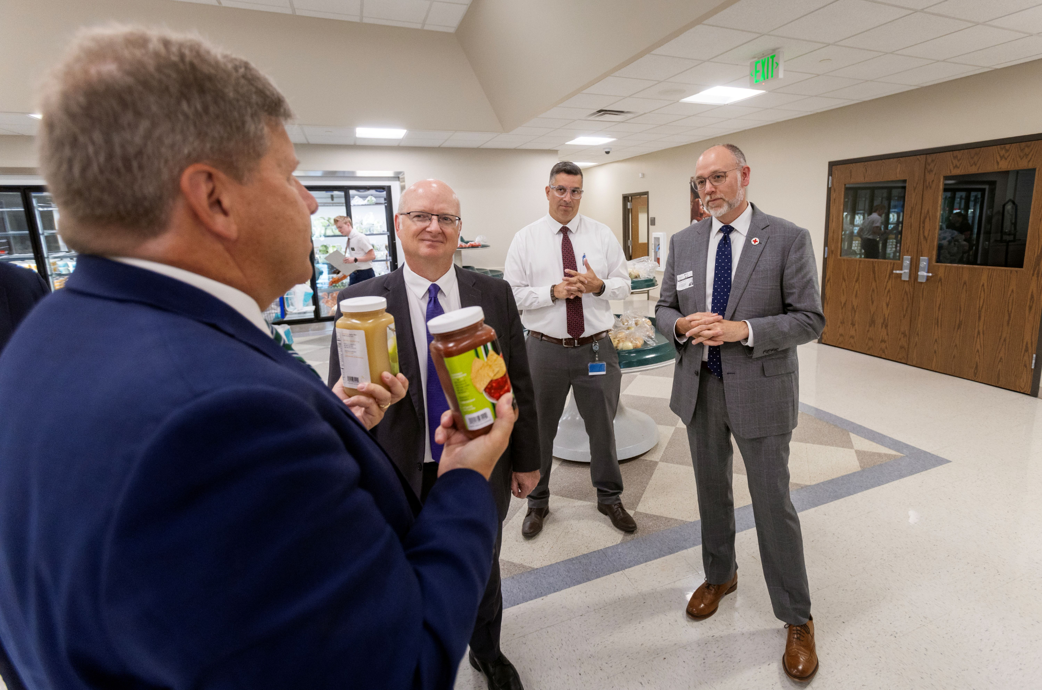 American Red Cross Leaders Tour Church Humanitarian Sites